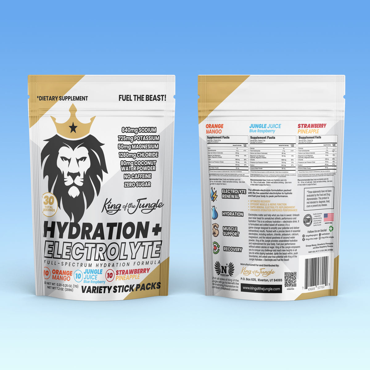 Hydration+ Electrolyte Drink | King of the Jungle