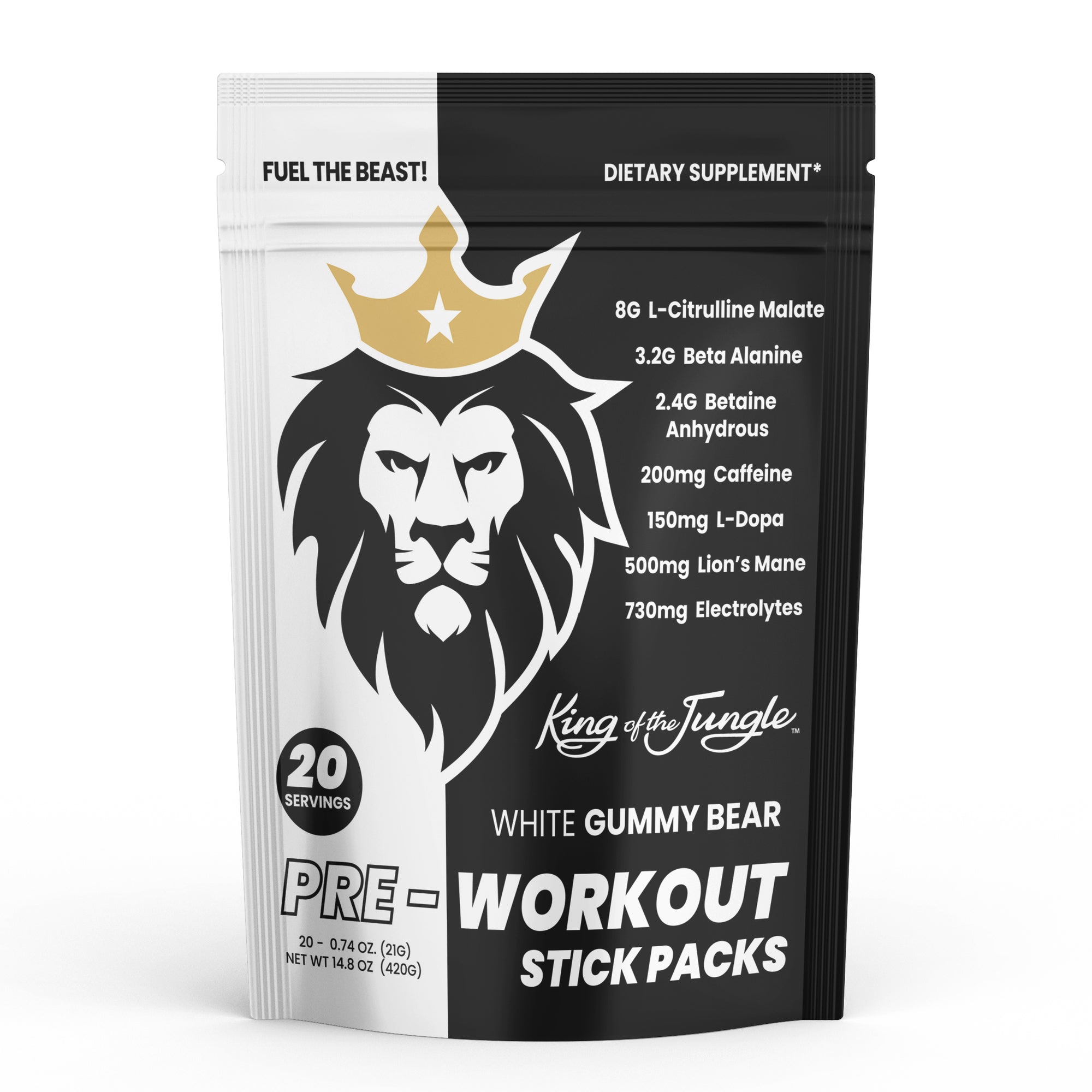 Pre-Workout Stick Packs | King of the Jungle